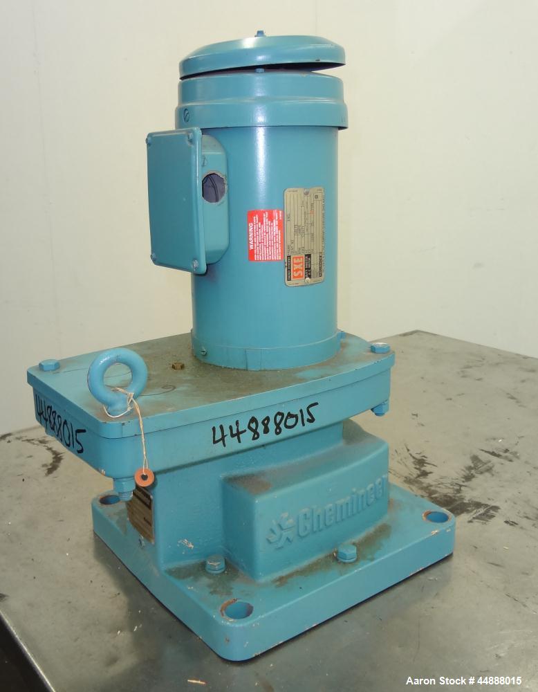 Used Chemineer CT Top Entering Agitator, Model 3CTNM-2. Output rpm 68