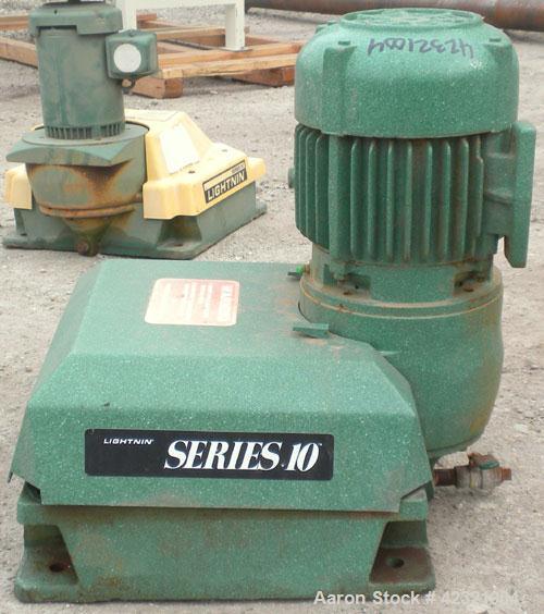 Used Lightnin Series 10 Top Entering Agitator, Model 14Q1. Ratio 17.3