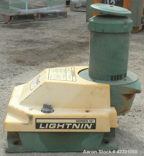 Used Lightnin Series 10 Top Entering Agitator, Model 14Q2. Ratio 14.0