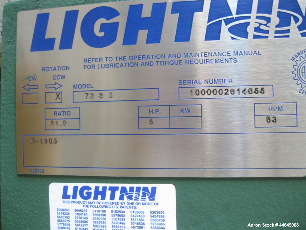 Unused- Lightnin Agitator, Model 72S5. Counter-cl