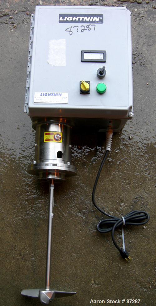 USED: Lightnin agitator, model P6S05E. 1/2" diameter x 20" long 316 s
