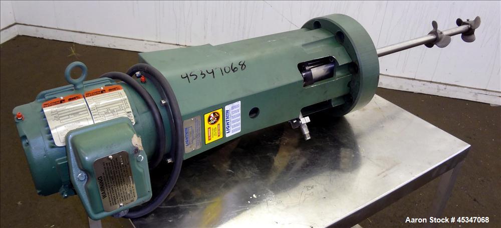 Used- Lightnin Fixed Mount Closed Tank Design Agi