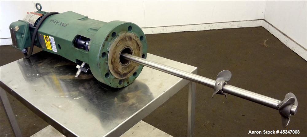 Used Lightnin Fixed Mount Closed Tank Design Agitator, Model X1S100.