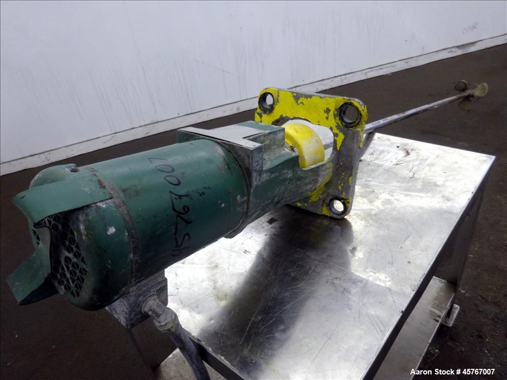 Used Lightnin Agitator, 316 Stainless Steel Shaft, 77-1/2" long x 1"