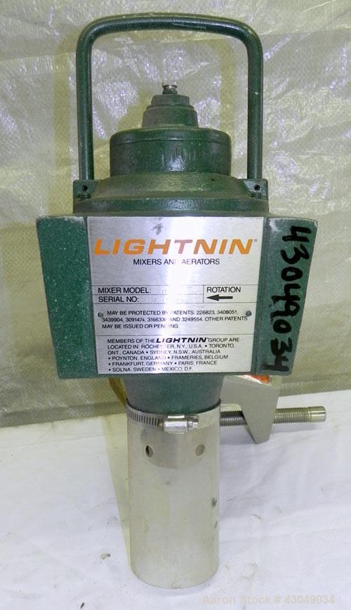 Used Lightnin Clamp-On Air Operated Agitator, Model XJA-33. Requires