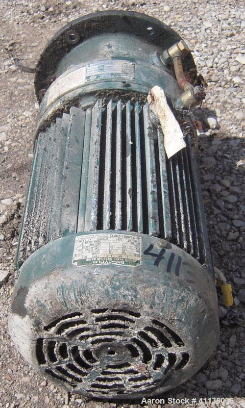 Used Sumitomo Flange Mount Agitator, Model VM3145B. Ratio 29 to 1. Dr