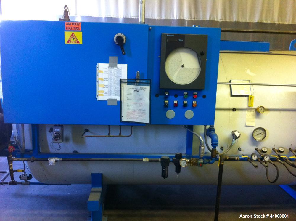Used Bond Tech Autoclave, Model 1084. 5' x 10', carbon steel, 125 ps