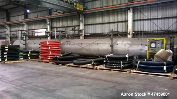 Used Melco Steel Autoclave. Single door. Approximately 5' diameter x