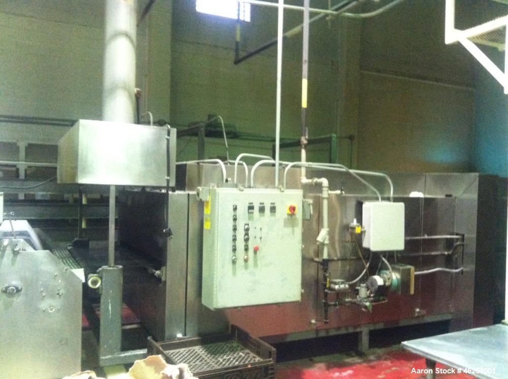 Used Hot Press Pizza Crust Line. Includes the following equipment: (2