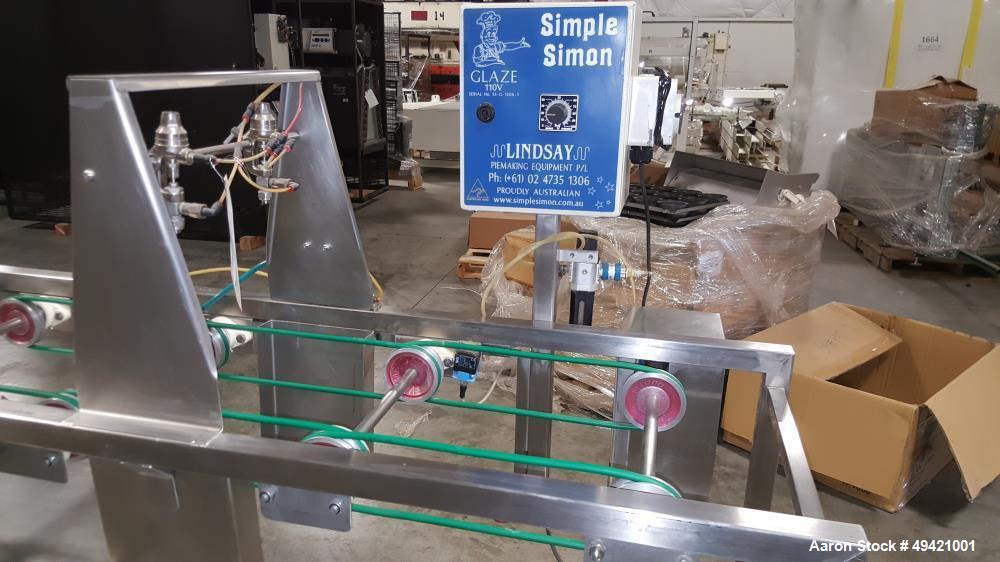 Used Simple Simon Pie Line, Model 4700. Can manufacture 3,000 - 4,500