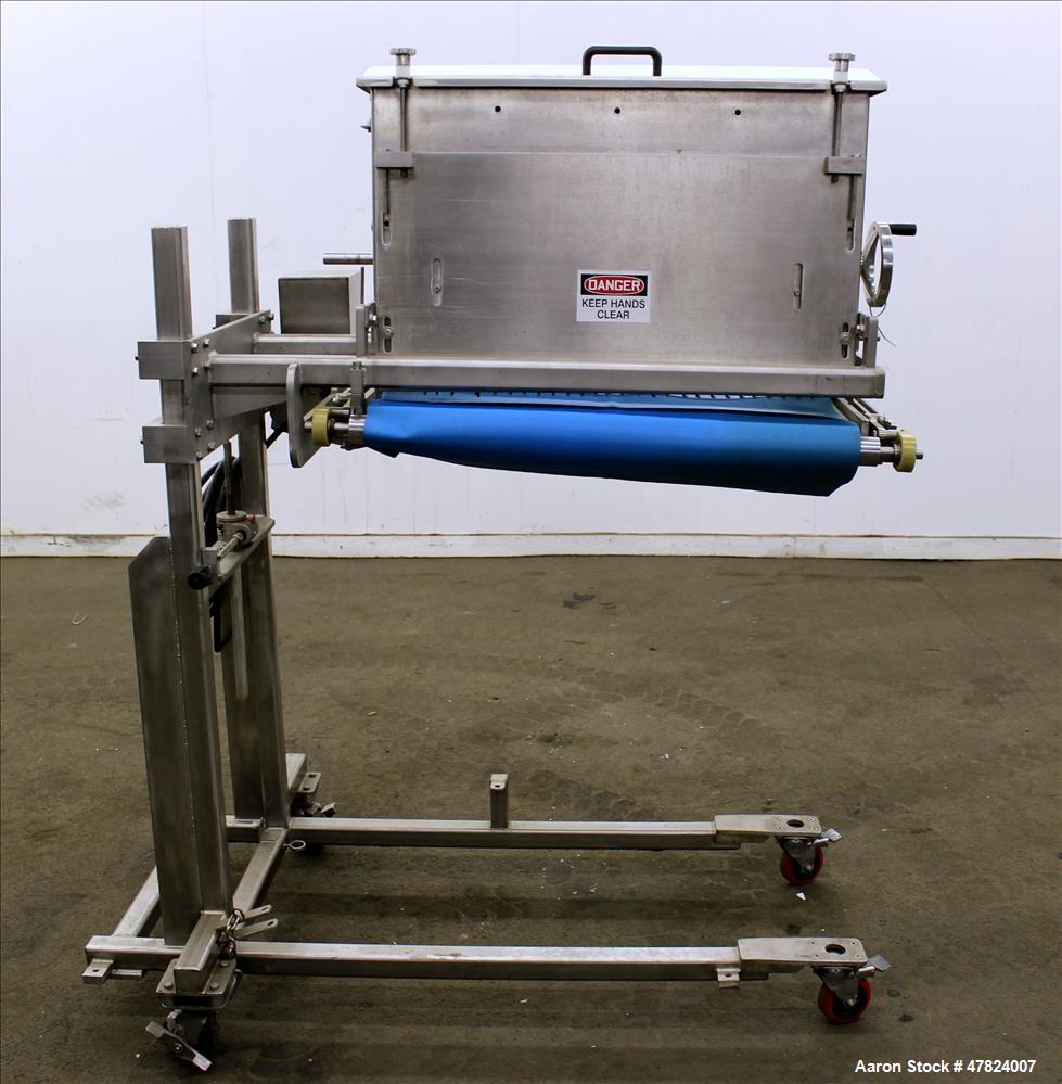 Used- Applicator, Stainless Steel. With hopper, l