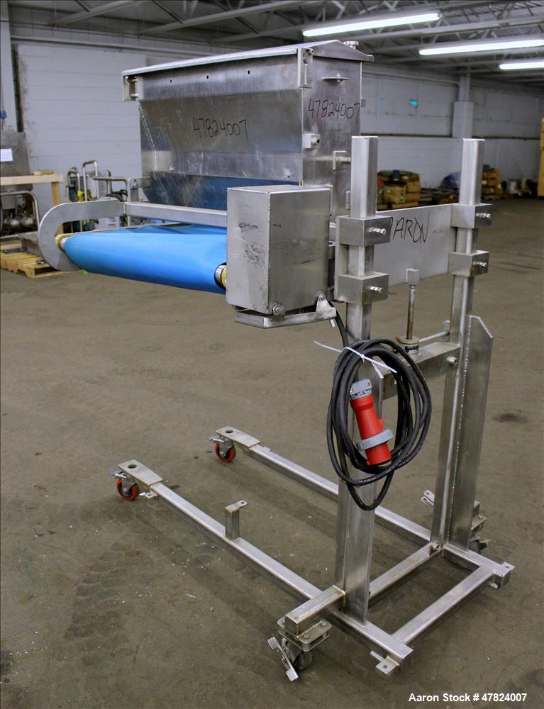 Used- Applicator, Stainless Steel. With hopper, l