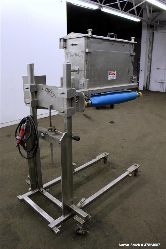 Used- Applicator, Stainless Steel. With hopper, l