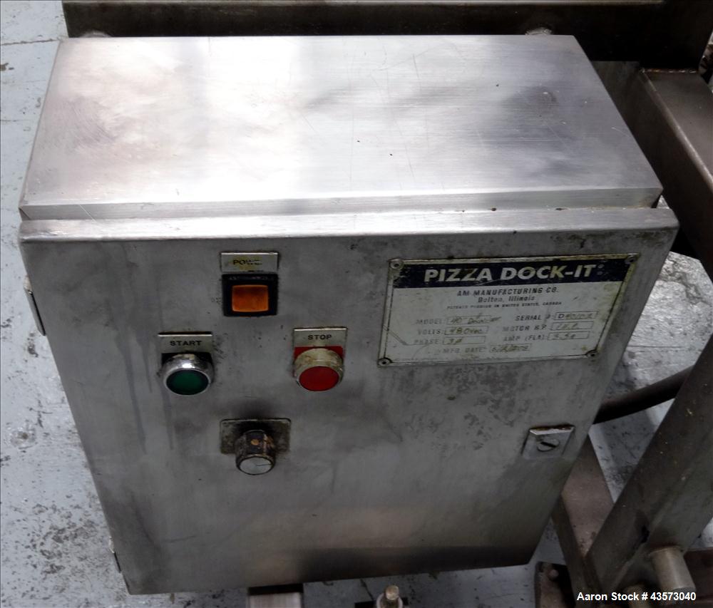 Used AM Manufacturing Model Dock-It 40" Pizza Crust Docker. Offers un