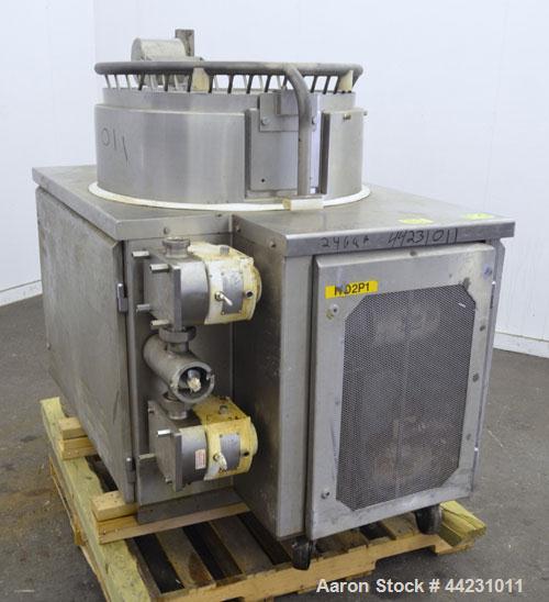 Used APV Baker Cream Hopper Feeder, 200 Liter, Stainless Steel. Jacke