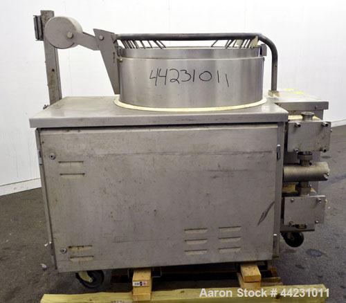 Used APV Baker Cream Hopper Feeder, 200 Liter, Stainless Steel. Jacke