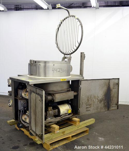 Used APV Baker Cream Hopper Feeder, 200 Liter, Stainless Steel. Jacke