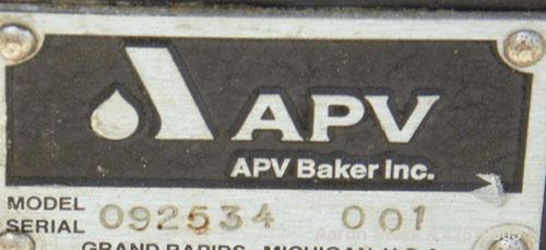 Used APV Baker Powder Duster. 304 Stainless steel feed hopper 32-1/2'