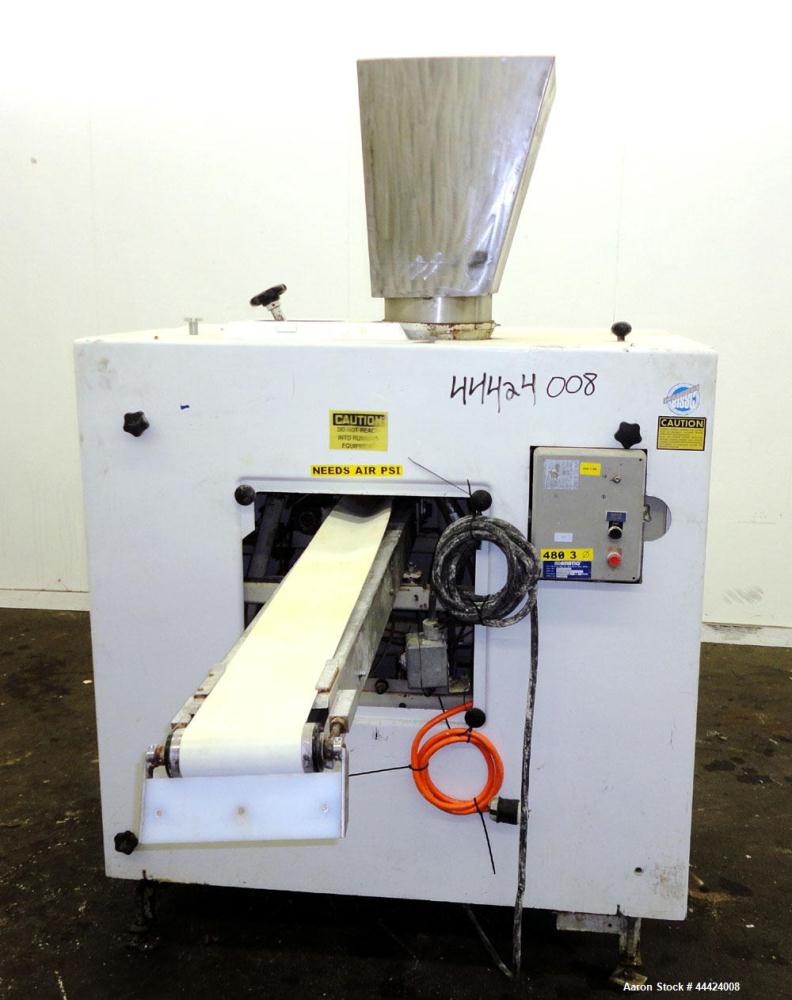 Used Adamatic Divider, Model ADR2B. Up to 40 strokes per minute, prod