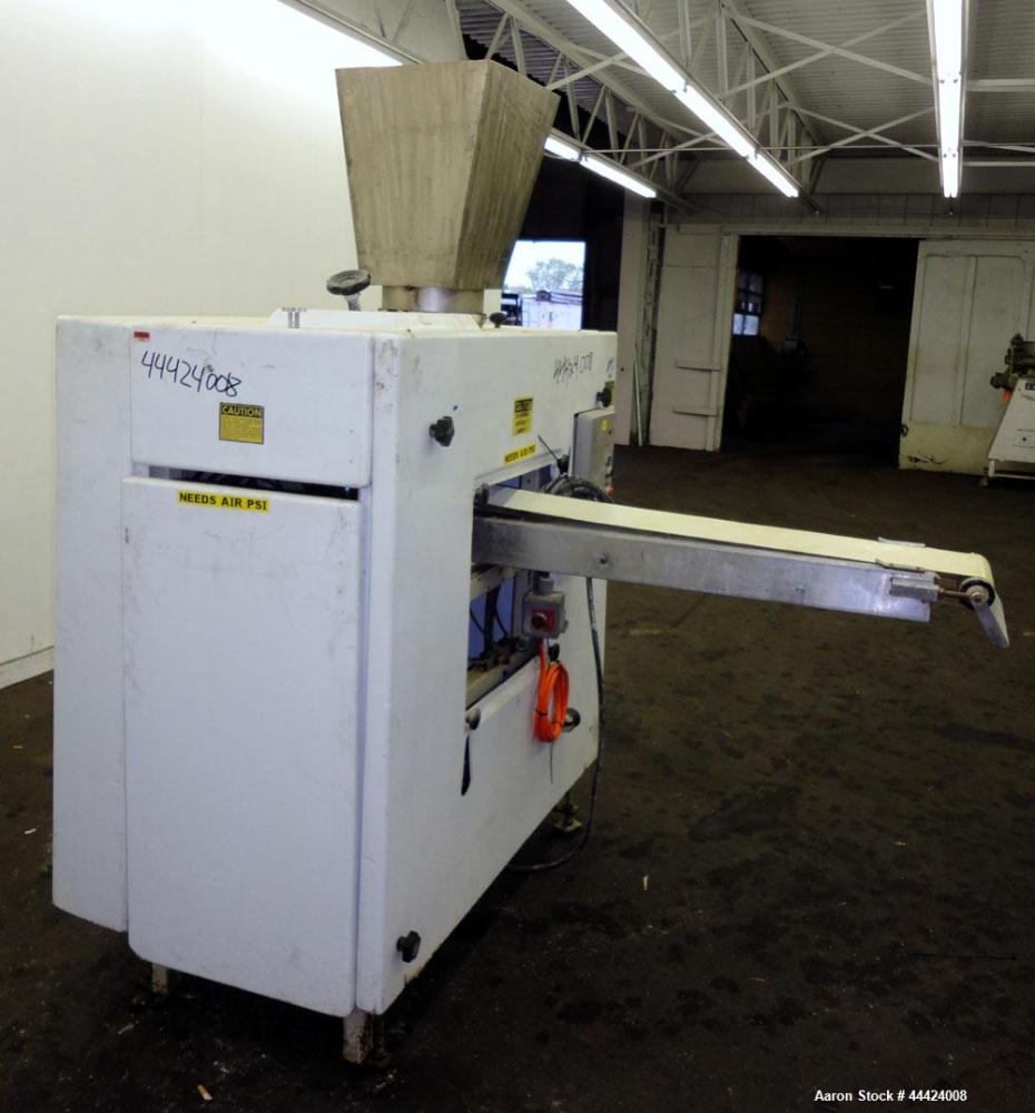 Used Adamatic Divider, Model ADR2B. Up to 40 strokes per minute, prod