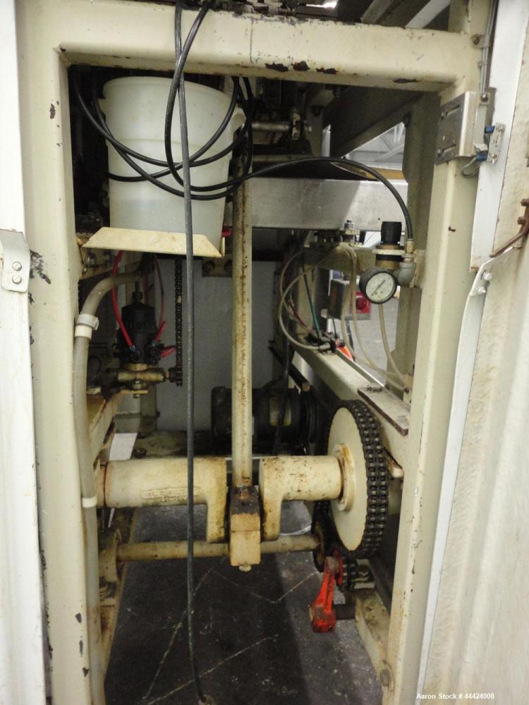 Used Adamatic Divider, Model ADR2B. Up to 40 strokes per minute, prod