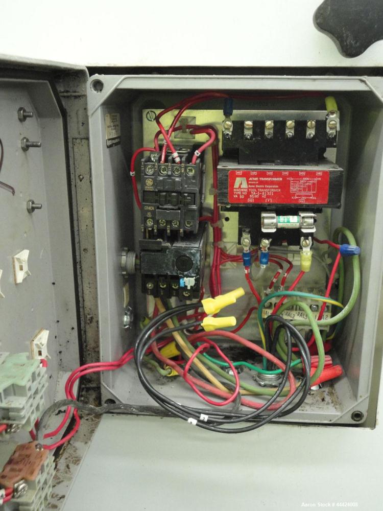 Used Adamatic Divider, Model ADR2B. Up to 40 strokes per minute, prod