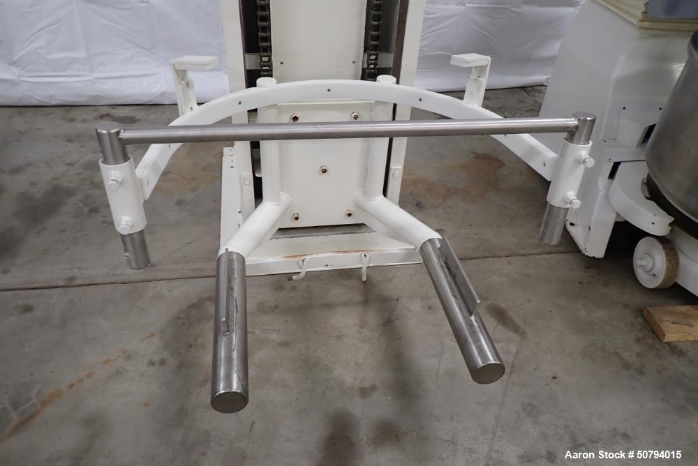 Used Benier Spiral Mixer, Model W120A, 50 gallons. (2) Stainless Stee