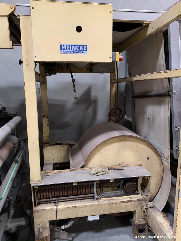 Used Meincke Tunnel Oven, Model 1101. 90' Long x 32" Wide Band; 27" W