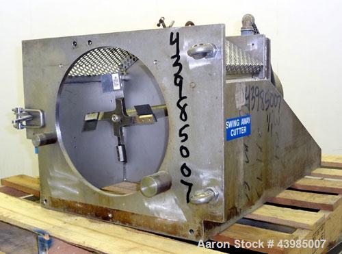 Used Custom Made Swing Away Fly Knife Rotary Cutter. 304 Stainless s