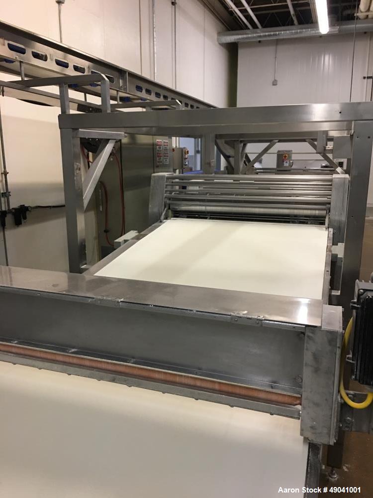 Used- Rademaker Bread Line: 42" belt, 46" heads,