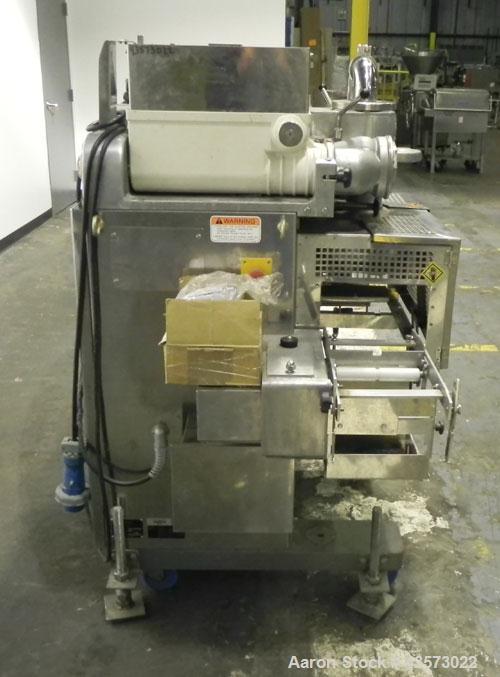 Used Rheon Cornucopia Model KN400 Encrusting Machine. Approximate out