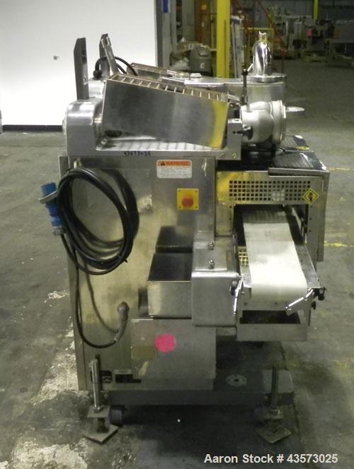 Used Rheon Cornucopia Model KN400 Encrusting Machine. Approximate out