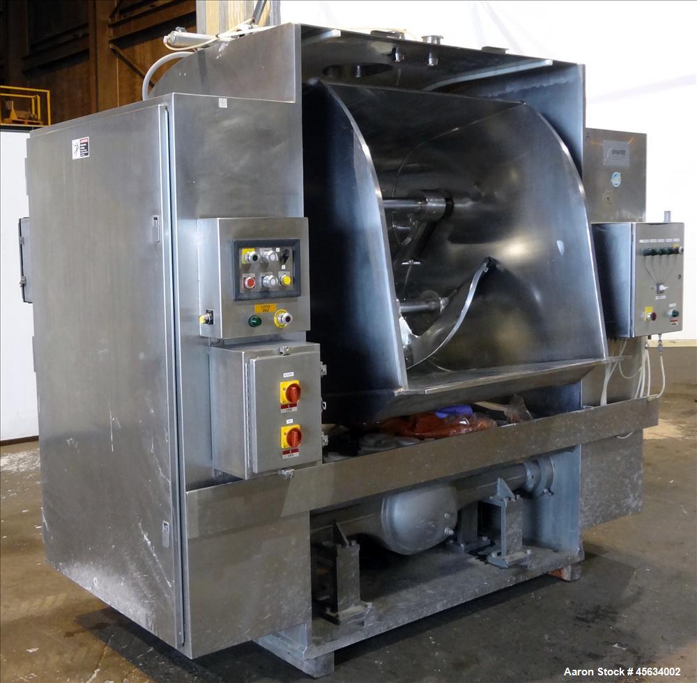 Used Shaffer Bundy Double Arm Dough Mixer, Model 200DA, 304 Stainless