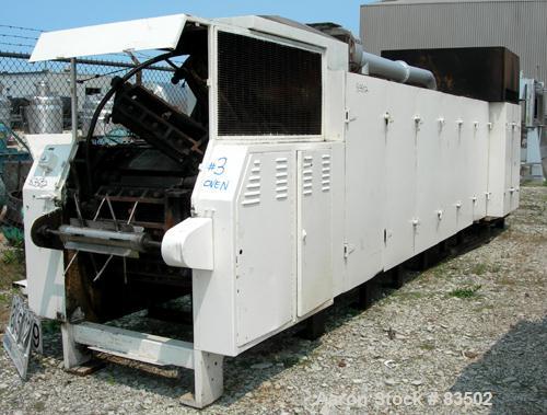 USED- Simon Vicars Gas Fired Wafer Baking Oven. Approximately 45 chai