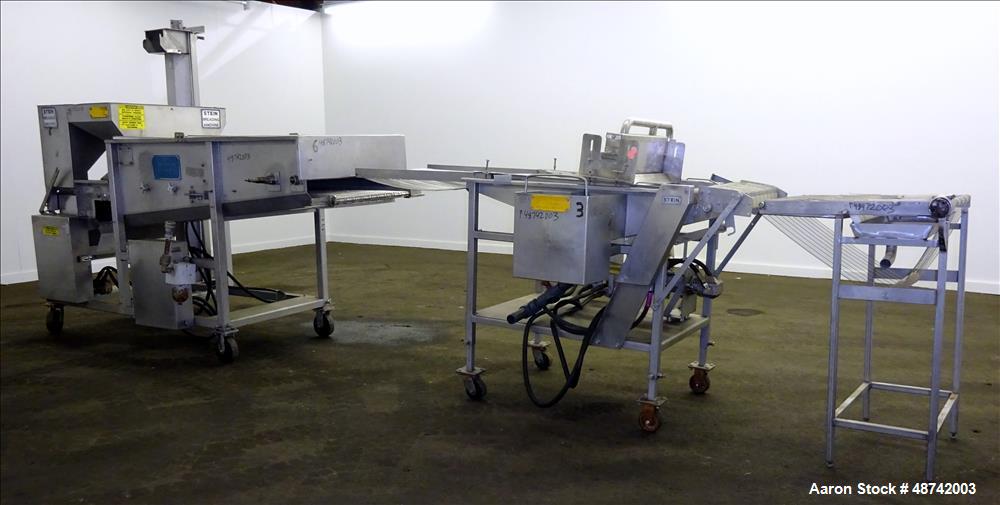 Used Stein 24" Wide Breading Line, Stainless Steel. Consisting of: (1