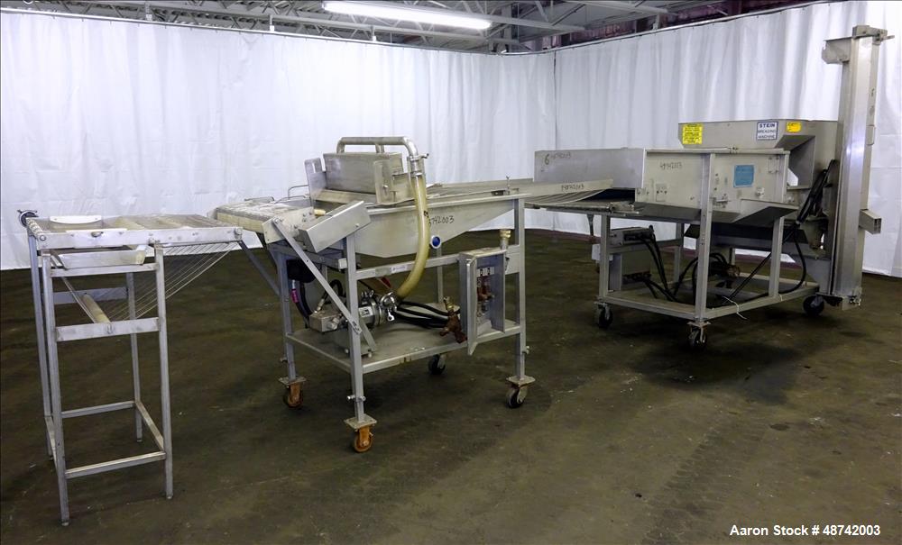 Used Stein 24" Wide Breading Line, Stainless Steel. Consisting of: (1