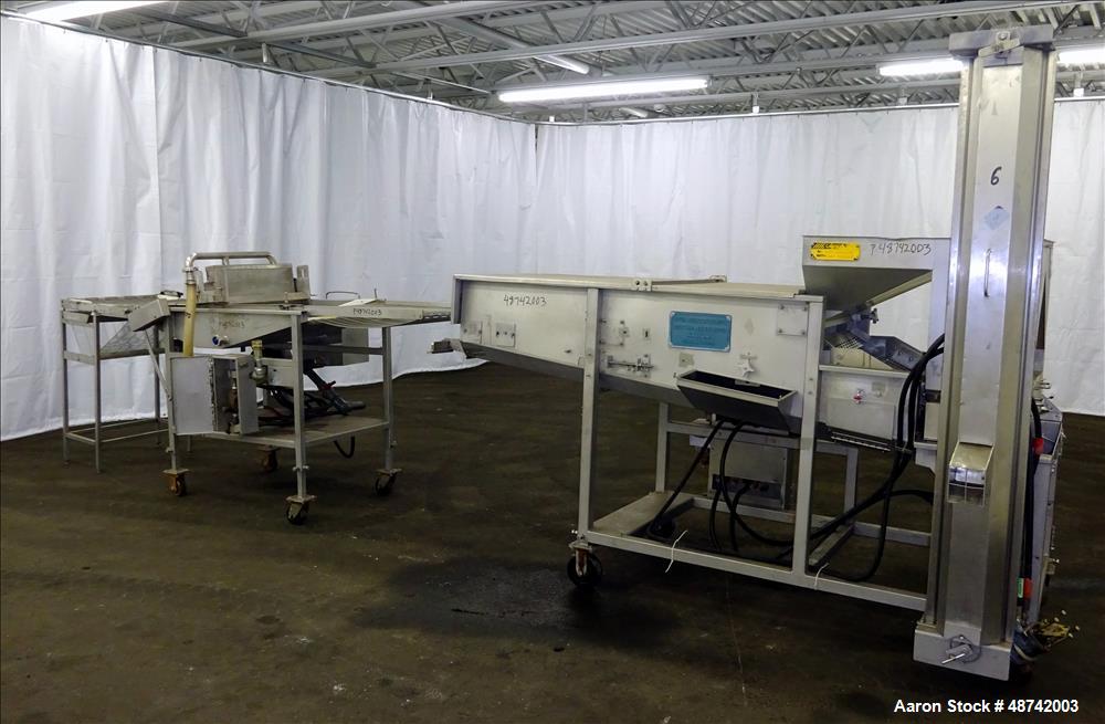 Used Stein 24" Wide Breading Line, Stainless Steel. Consisting of: (1