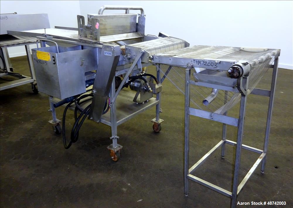 Used Stein 24" Wide Breading Line, Stainless Steel. Consisting of: (1