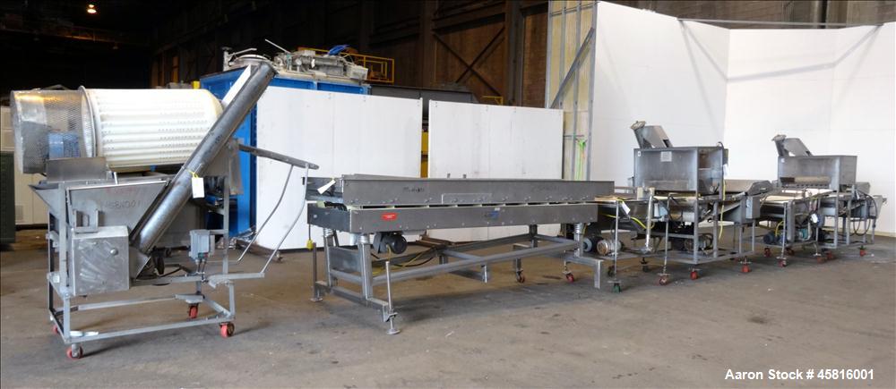 Used Stein 30" Wide Breading Line, Stainless Steel. Consisting of: (2
