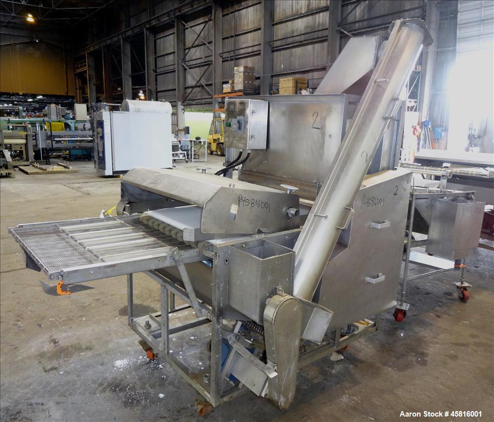 Used- Stein 30" Wide Breading Line, Stainless Ste