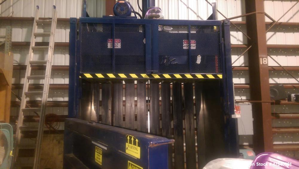 Used JV Manufacturing 72" Cram-A-Lot Vertical Baler.