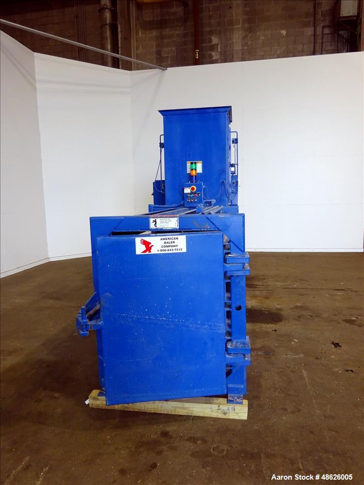 Used American Baler Horizontal Baler, Model 72AH42, Carbon Steel. App
