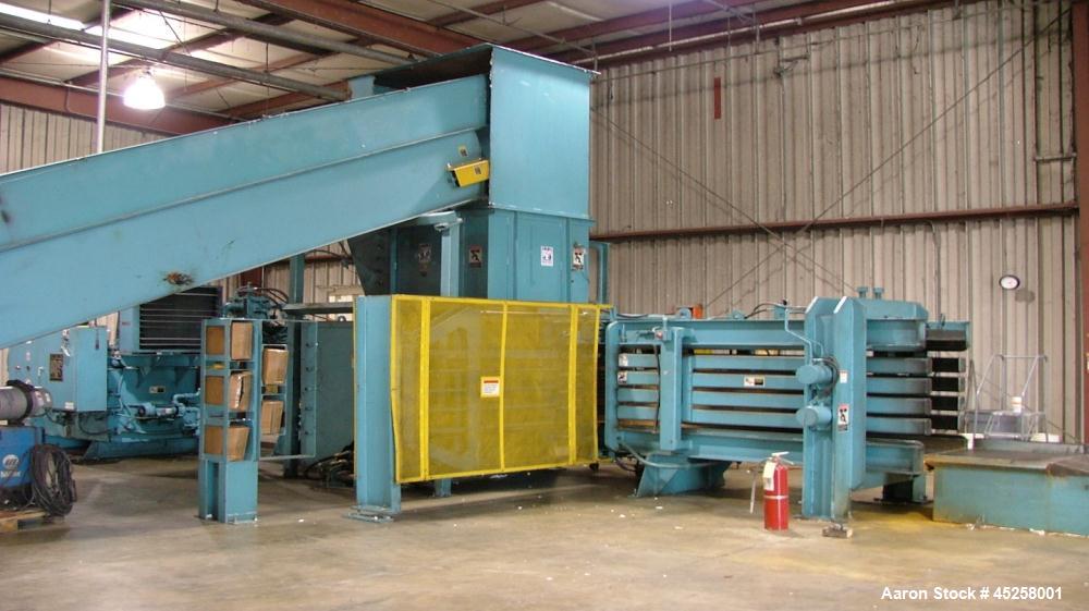 UsedIPS Baler, Model AT-965. Conquest single side hinge. Dimensions