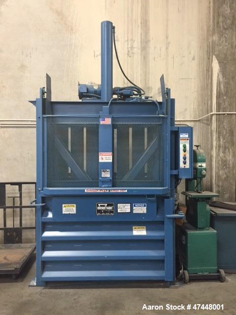 Used Marathon Vertical Baler, Model V-6030 HD. Cylinder bore, rod and