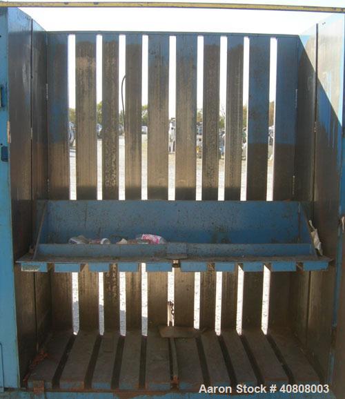 Used Ann Arbor Baler Company Vertical Baler, model 60, carbon steel.