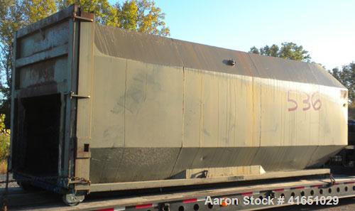 Used Octagonal Dock Feed Trash Compactor, approximately 40 yard recei