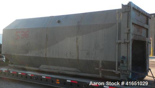 Used Octagonal Dock Feed Trash Compactor, approximately 40 yard recei