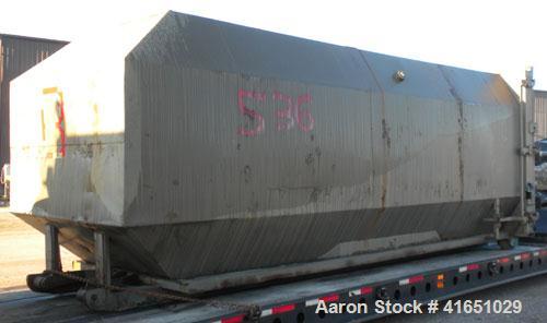 Used Octagonal Dock Feed Trash Compactor, approximately 40 yard recei
