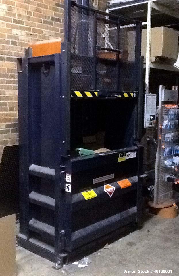 Used Cram-A-Lot Vertical Baler, Model VB-46-LD. Low profile baler ( 1