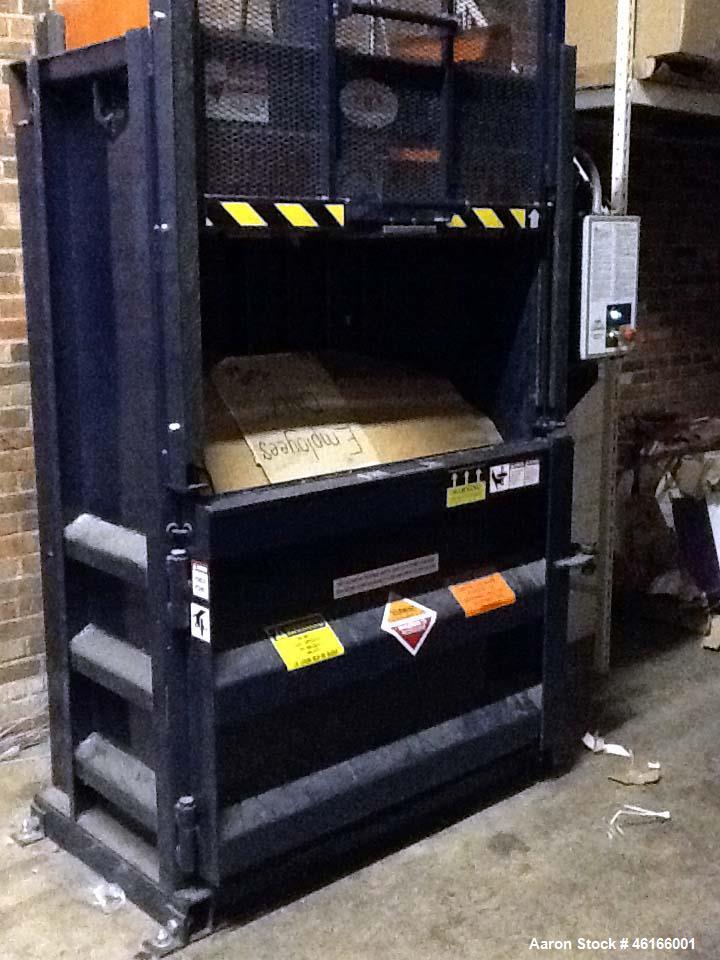 Used Cram-A-Lot Vertical Baler, Model VB-46-LD. Low profile baler ( 1
